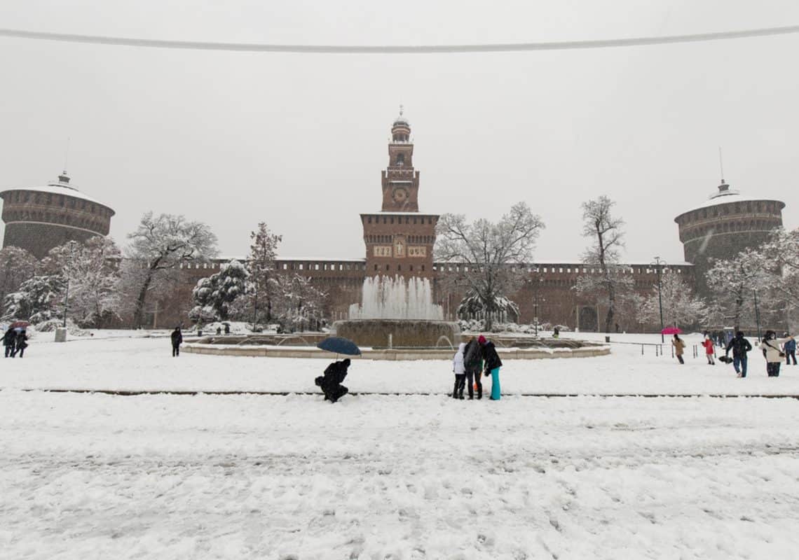 METEO: la neve a MILANO e in LOMBARDIA nel periodo NATALIZIO - Meteo ...